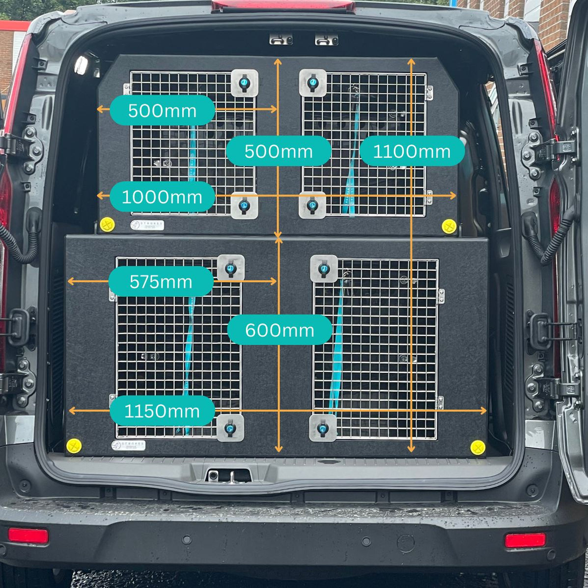 Ford Transit Connect 2014-Present - Double stack Dog Van Kit — DT BOXES