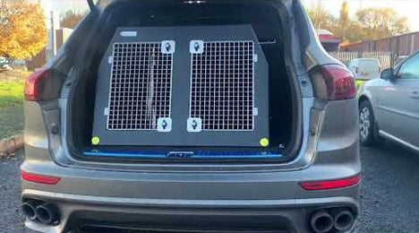 Porsche Cayenne | 2018–Present | Dog Travel Crate | The DT 4 | DT BOXES
