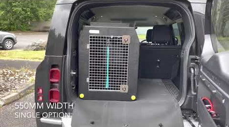 Land Rover Defender 110 | 2020-Present | Dog Travel Crate | DT BOXES